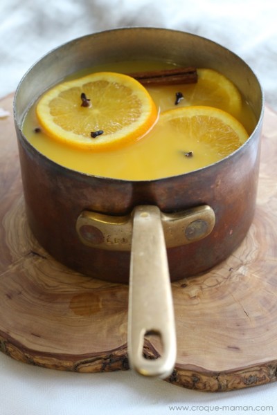 Mulled orange juice - Croque Maman