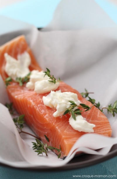 Quick and easy: saumon en papillote - Croque Maman